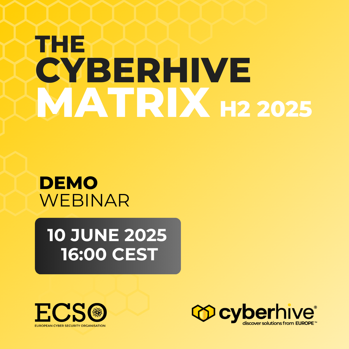 CYBERSEC EUROPE 2025 | Cyberhive EUROPE®